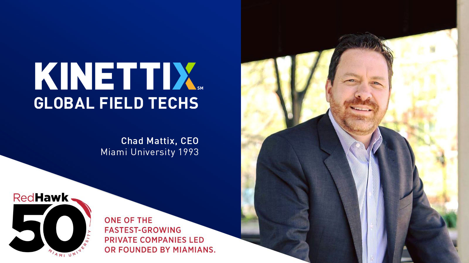 Chad Mattix and Kinettix: Celebrating Recognition in the RedHawk50 Program